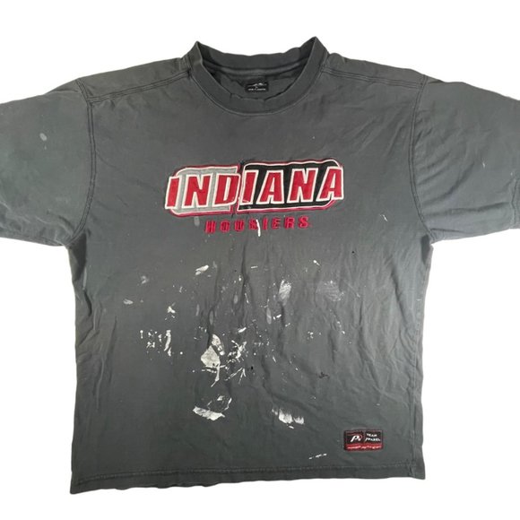 Pro Player | Shirts | Indiana University Iu Hoosiers Distressed Paint ...
